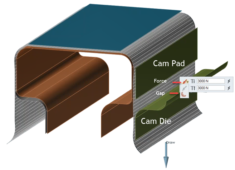 Cam Flanging Simulation