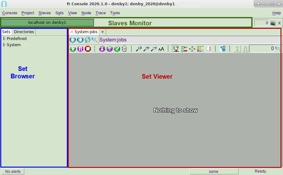 Start the GUI Console
