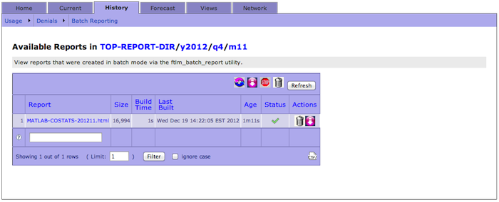 Create Batch Reports (via the Browser)
