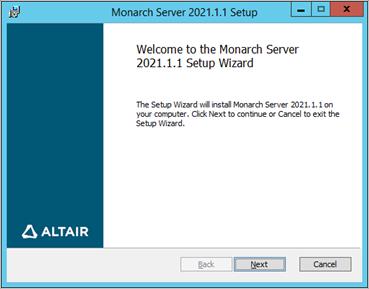Monarch Server Installation Guide - Monarch Server Installation