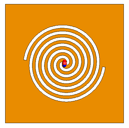 How to Construct a Complementary Slotted Two-Arm Spiral Antenna