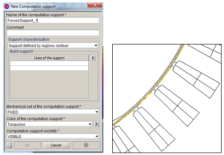 Step 1 : Creation of the support