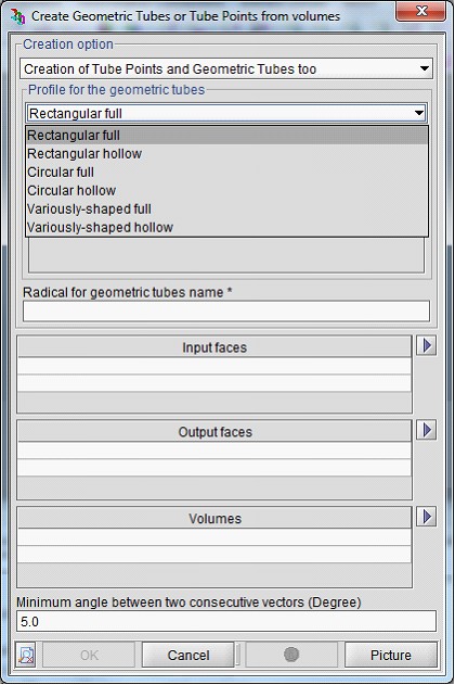 Creation of Tube Points and Geometric Tubes as well