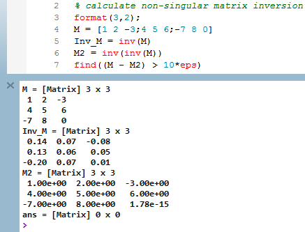 Compose-3500:Linear Algebra Operations in OML