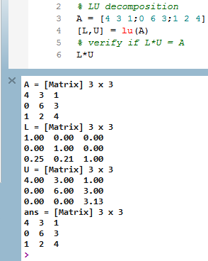 Compose-3500:Linear Algebra Operations in OML