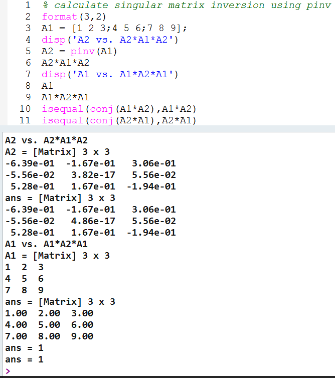 Compose-3500:Linear Algebra Operations in OML
