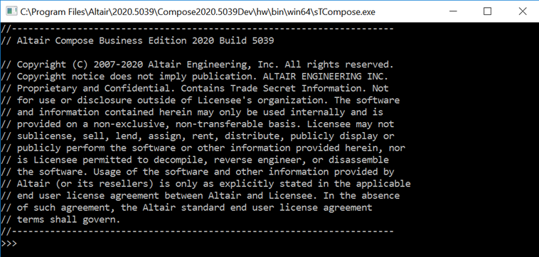 Compose-3030: Using Compose and OML in Batch Mode