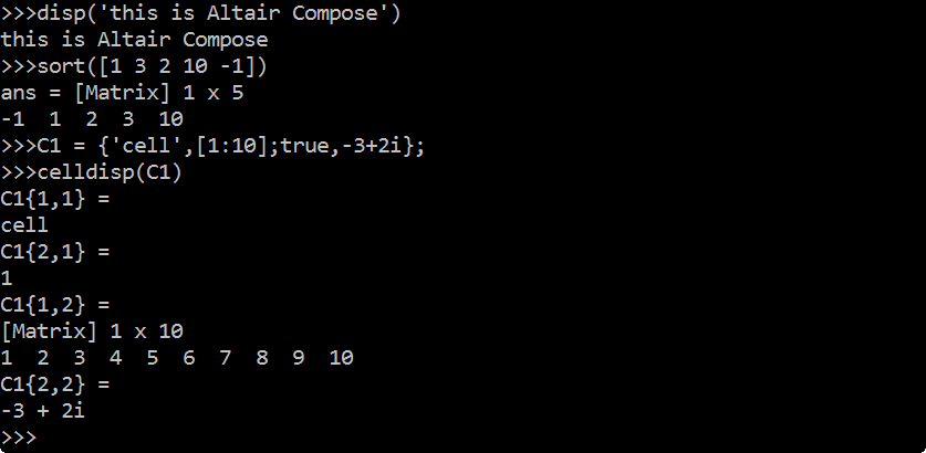 Compose-3030: Using Compose and OML in Batch Mode