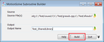 MV-7001： MotionSolveでのユーザーサブルーチンの構築