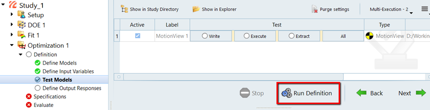 MV-3010： MotionView - HyperStudyを使用した最適化