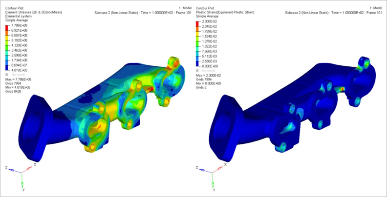 OS-E： 0605 ワンステップ非定常熱応力解析