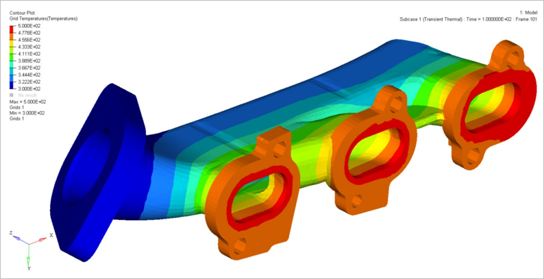 OS-E： 0605 ワンステップ非定常熱応力解析