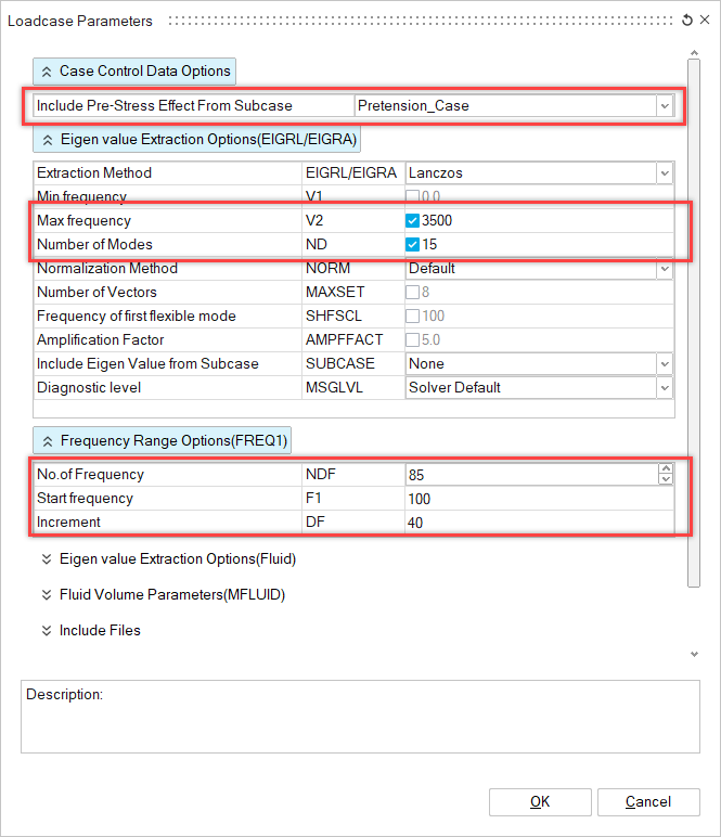 OS-SL-T: 1030 Preloaded Modal Frequency Response Analysis