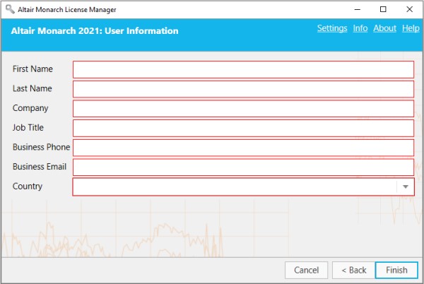 Altair Monarch 2021 License Manager Help - Using Monarch in Trial Mode