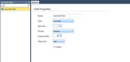 Data Prep Studio Help - Creating a User-Edited Field