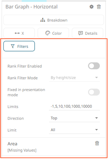 Altair Panopticon Web Authoring Help - Visualization Static Filter