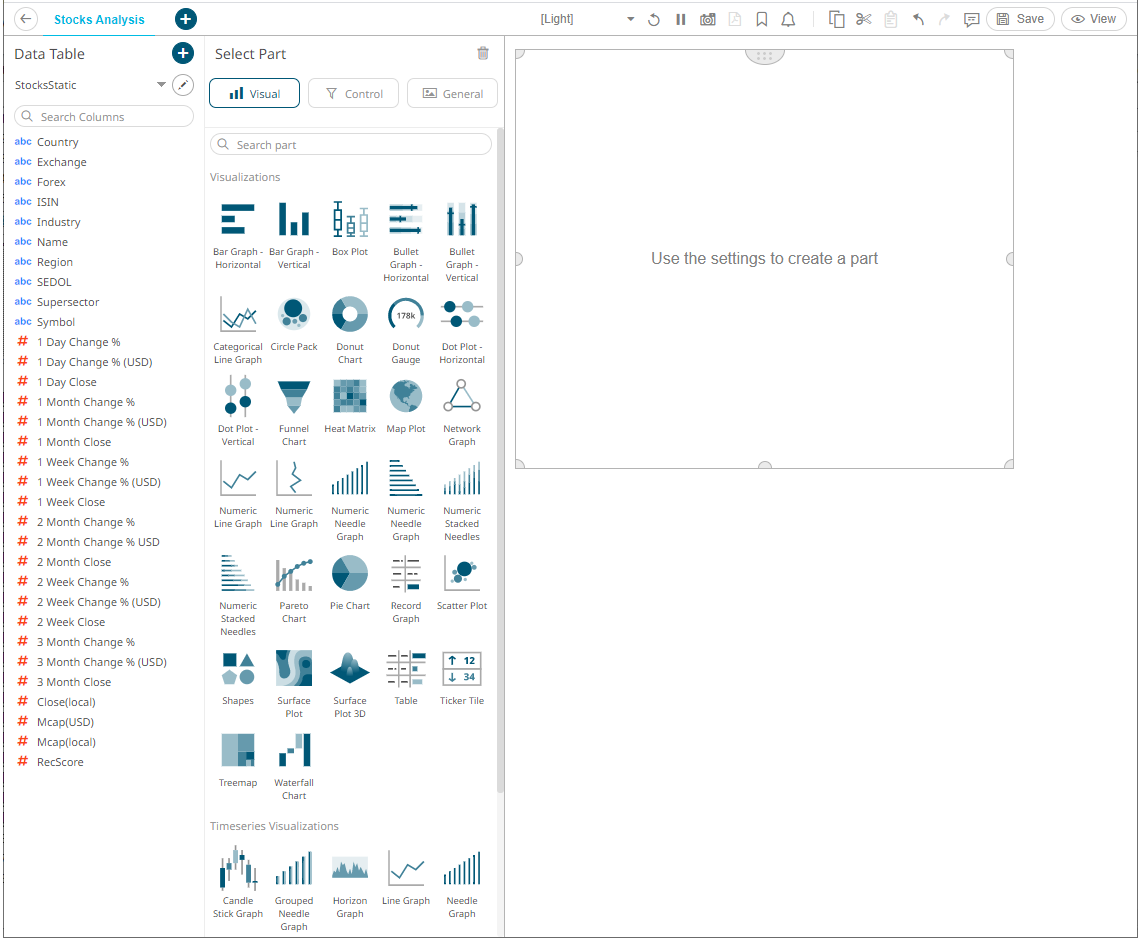 Altair Panopticon Web Authoring Help - Dashboard Design