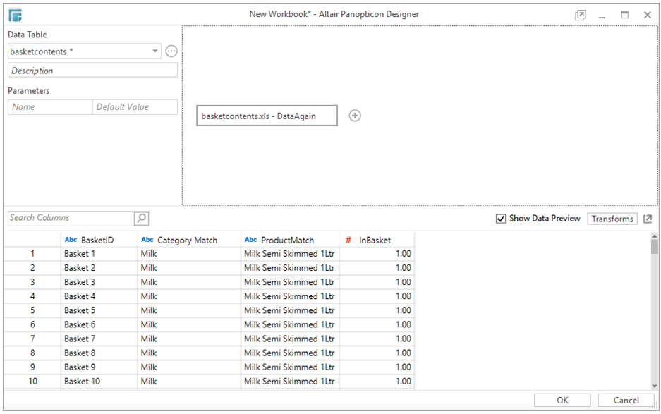 Altair Panopticon Designer Help - MS Excel