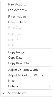 Altair Panopticon Designer Help - Additional Visual Table Operations