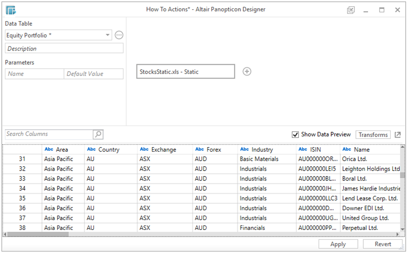 Altair Panopticon Designer Help - Working with Both Workbook and Edit ...