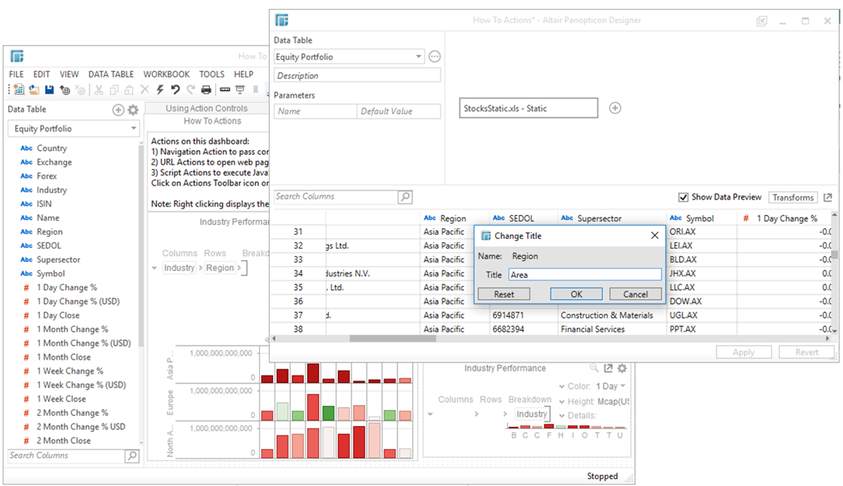 Altair Panopticon Designer Help - Working with Both Workbook and Edit ...