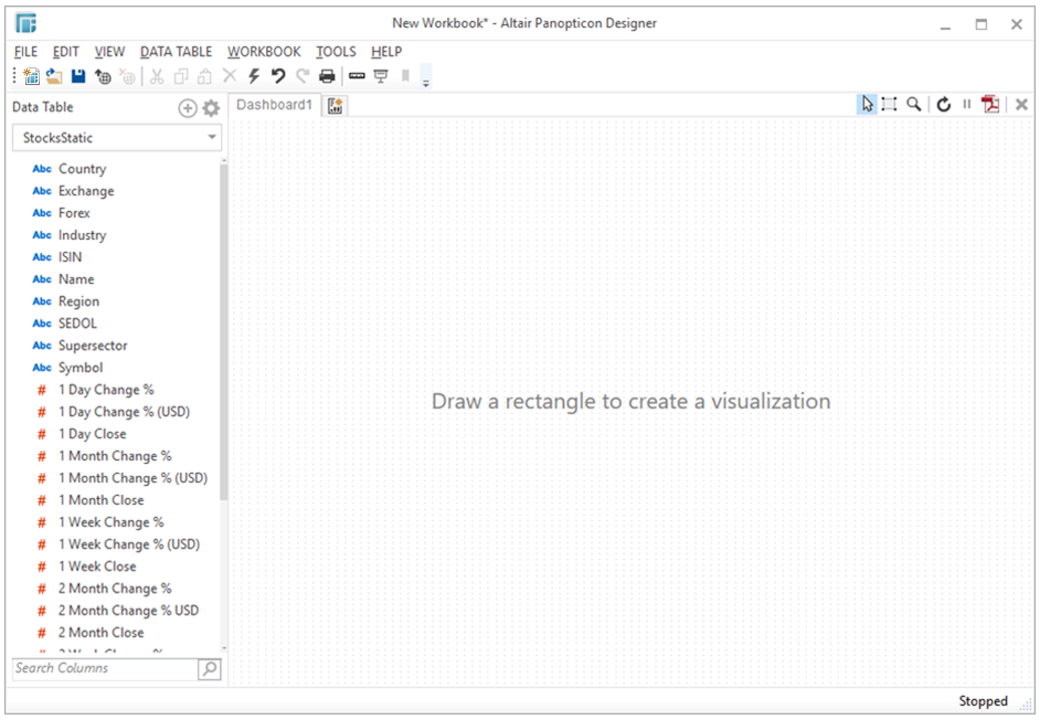 Altair Panopticon Designer Help - Dashboard Design