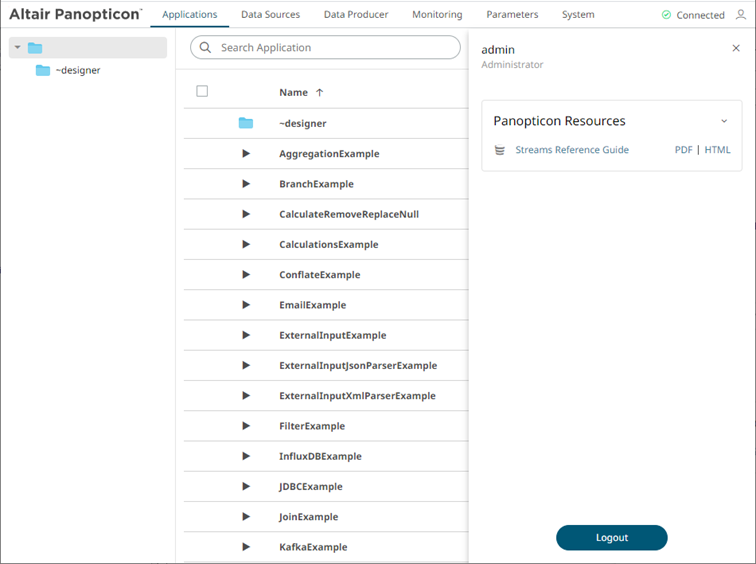 Altair Panopticon Streams Server Installation and Reference Help - [14] Panopticon Resources